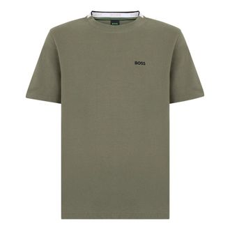HUGO BOSS Taddy Baumwoll-Piqu&eacute;-T-Shirt - - Tops - Herren - Gr&uuml;n - S