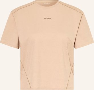 Salomon T-Shirt Trackline weiss