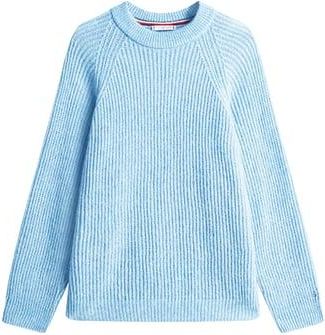 Tommy Hilfiger Pull col rond ample en alpaga m&eacute;lang&eacute;