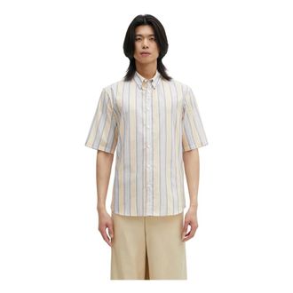 Martine Rose Gestreiftes Kurzarmhemd - - Shirts - Herren - Mehrfarbig - M