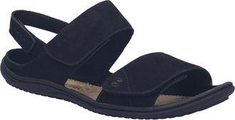 Josef Seibel Sandale JOSEF SEIBEL Caitlyn 04, Damen, Gr. 37, schwarz, Leder, Schuhe Sandale, Sandalette, Sommerschuh mit Klettverschl&uuml;ssen, Weite G (=weit)