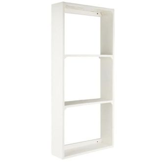 Ib Laursen Wandregal m/3 Ablagen ohne Rückwand UNIKA, B: 40 H: 90 T: 12