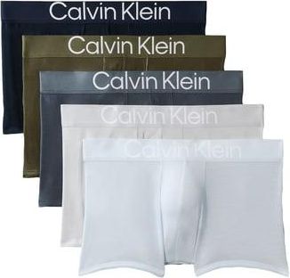 Calvin Klein Lot de 5 boxers unis