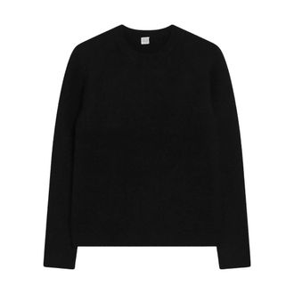 Toteme Pull Col Rond Structur&eacute; - Femme - Pulls - Noir - Taille: 38 FR