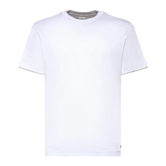 Eleventy Homme, Tops, Blanc, Taille: XL T-shirt ras du cou