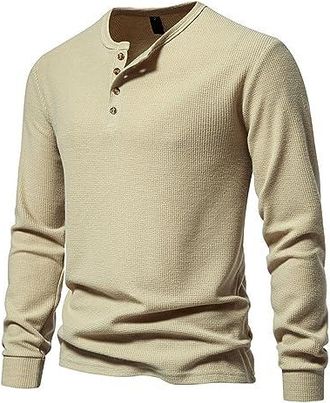 Generic JIANROU Laosu Polo D&eacute;contract&eacute; Homme Travail Henley Tshirt Polo Homme Golf Polo Vetement Homme Tee Shirt Homme Chic T Shirt Running Personnalis&eacute; Polo 