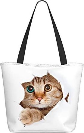 AOOEDM Cute Animals Cat Ladies Shopping Bag 13x11x7in.Le cadeau parfait pour la Saint-Valentin.Cest de la Saint-Valentin pour maman, fille, &eacute;pouse, etc