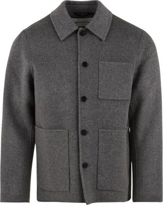 Amaranto Overshirt Jacke - - Jackets - Herren - Grau - L