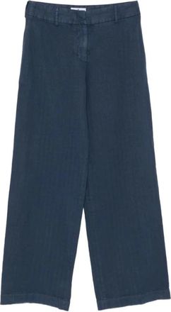 Pantaloni Torino Femme, Pantalons, Bleu, Taille: 46 FR Wide Pantalons