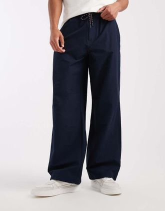 Tommy Jeans Theo Sailing - Fallschirmhose in Marineblau-Navy