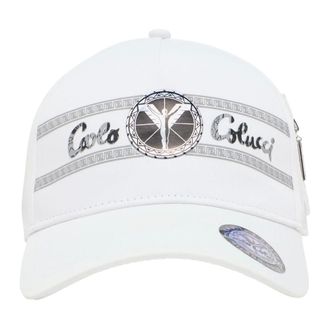 Carlo Colucci unisex, Accessoires, Beige, Taille: ONE Size Basecap avec Logo M&eacute;tal Imprim&eacute;