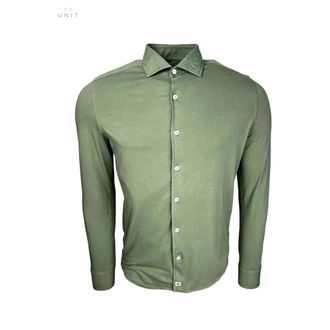 Sonrisa Jersey Hemd Oliv - - Shirts - Herren - Gr&uuml;n - M