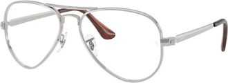 Ray-Ban unisex, Accessoires, Gris, Taille: 58 MM Aviator Max Optics