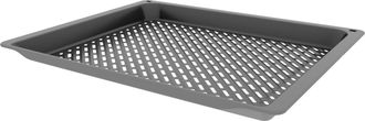 Bosch HEZ629070 Air Fry und Grillblech für Backofen, 34 x 455 x 375 mm, emaillierter Stahl, spülmaschinengeeignet, knuspriges Frittieren und Grillen mit wen