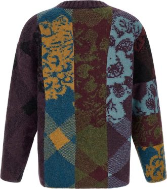 Dries Van Noten Jacquard Wool and Alpaca Sweater - Multicolor