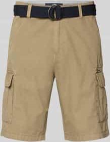 Petrol Industries Regular Fit Bermudas mit Cargo-Taschen