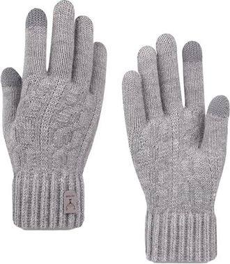 Generic Gants de sports dhiver - Doigt thermique tricot&eacute;, moufle rembourr&eacute;e haute dext&eacute;rit&eacute;, &eacute;quipement de textos pour &eacute;cran tactile | Gants de cyclisme en pl
