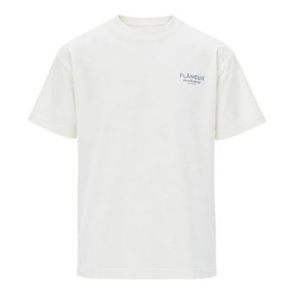 Flaneur Rippstrick-Rundhalsausschnitt - - Tops - Herren - Wei&szlig; - M