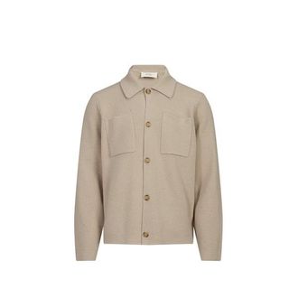 Les Deux Cardigan boutonn&eacute; droit en laine