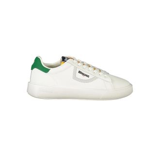 Blauer Leather Sneaker - - Shoes - Herren - Wei&szlig; - 46 EU