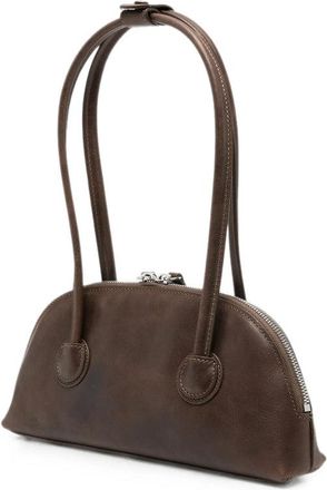 Margesherwood Grained Calf Leather Shoulder Bag - Brown