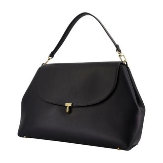 Toteme Womens Shoulder Bag Black Calfskin
