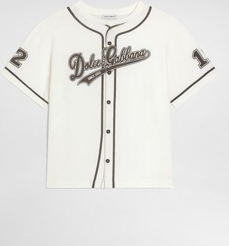 Dolce & Gabbana T-shirt Aus Jersey Mit Logo - Mann Collection 10 Years