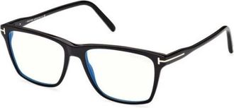 Tom Ford Homme, Accessoires, Noir, Taille: 54 MM Square Optical Frame