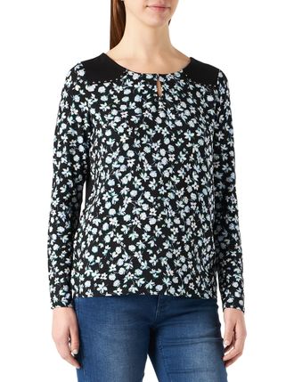 Street One Damen 317188 T-Shirt, Black, 38