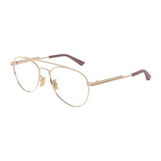 Bottega Veneta Lunettes de vue aviateur - unisex - Accessoires - Jaune - Taille: 54 MM