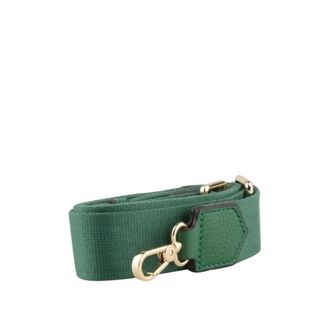 Pourchet Femme, Sacs, Vert, Taille: ONE Size Bandouli&egrave;re Unie Strap