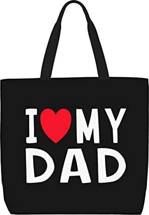 Generic Sac Fourre-Tout JAime Mon Papa Sac &Agrave; Dos Pliable De Grande Capacit&eacute; Sacs &Agrave; Main, Pour &Eacute;cole, Shopping, Femmes, Filles