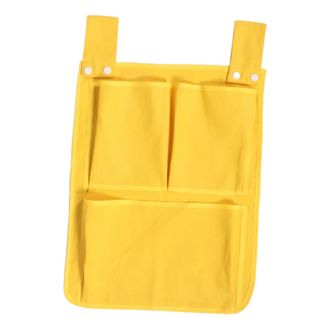 Lurrose Hängender Organizer Für Kinderbett Canvas Aufbewahrungstasche Mehrfachaufteilung Für Babyartikel Spielzeug Und Kleidung