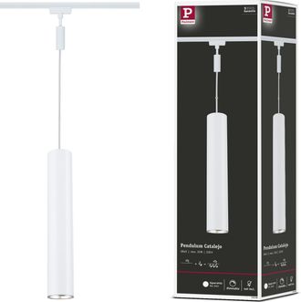 Paulmann 94888 Catalejo URail Pendelleuchte GU10 max. 10W 230V Signal Wei&szlig; Schienensystem - W&auml;hlen Sie eine beliebige Lampe