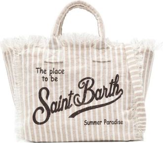 MC2 Saint Barth Femme, Sacs, Multicolore, Taille: ONE Size Colette Linen Tote
