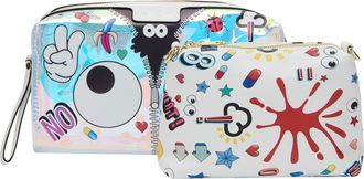 Mymo 2-IN-1-Tragetaschen-Set 2-IN-1-Tragetaschen-Set Frauen wei&szlig; mehrfarbig