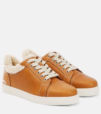 Christian Louboutin Sneakers Vieirissima mit Shearling