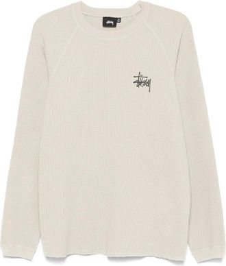 St&uuml;ssy Basic Thermal T-Shirt - Nude