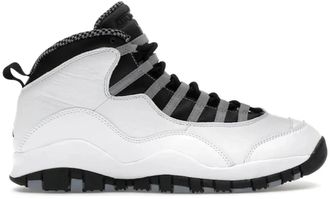 Nike Low-Top Sneaker - Jordan 10 Retro OG Steel - Gr. 50_5 - in Wei&szlig; - f&uuml;r Damen