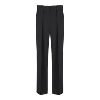 Balmain Homme, Pantalons, Noir, Taille: XS Pantalon &agrave; plis en grain de poudre