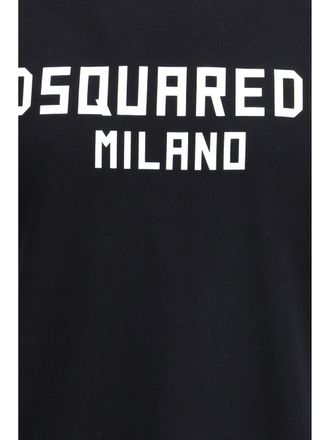 Dsquared2 Mens T-Shirt Cotton Black T-Shirts And Polos