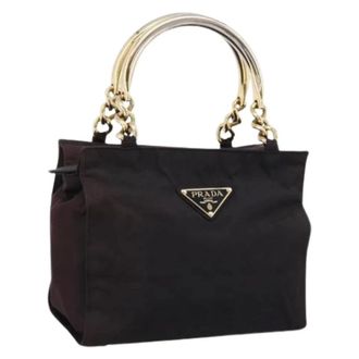 Prada Sac &agrave; main vintage Pre-owned - Femme - Pre-owned - Noir - Taille: ONE Size