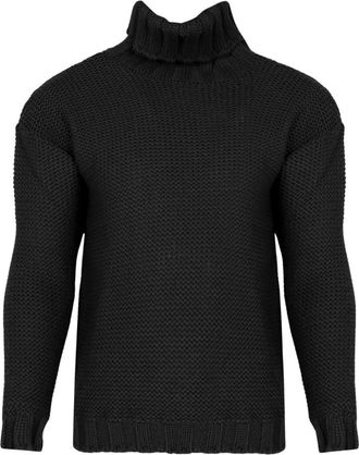 La Haine Inside Us Pull &agrave; col roul&eacute; - Homme - Pulls - Noir - Taille: XL