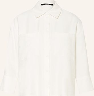 someday Someday Hemdbluse Zuvia Mit 3/4-Arm weiss