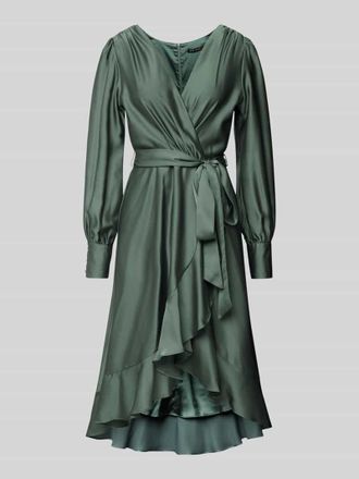 Swing Cocktailkleid mit Bindeg&uuml;rtel