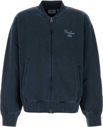 Carhartt Work in Progress Longhand Bomber - - Sweatshirts & Hoodies - Herren - Blau - L