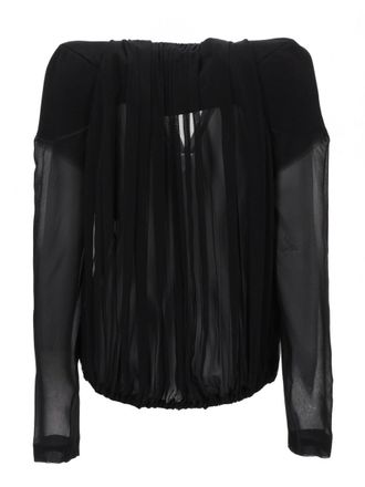 Rick Owens Silk-Lined Cotton Jacket - Black