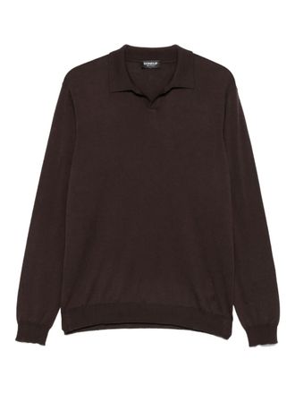 Dondup Pullover mit Polokragen - Braun