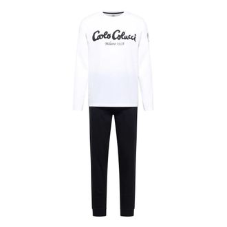 Carlo Colucci Pyjamaset - - Nightwear & Lounge - Herren - Wei&szlig; - 2XL