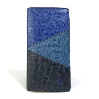 Louis Vuitton Portefeuille en cuir Pre-owned - Homme - Pre-owned - Bleu - Taille: ONE Size